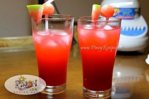 Filipino Watermelon Cooler Recipe