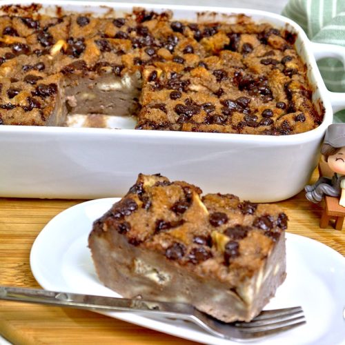 Filipino Chocolate Bread Pudding Recipe