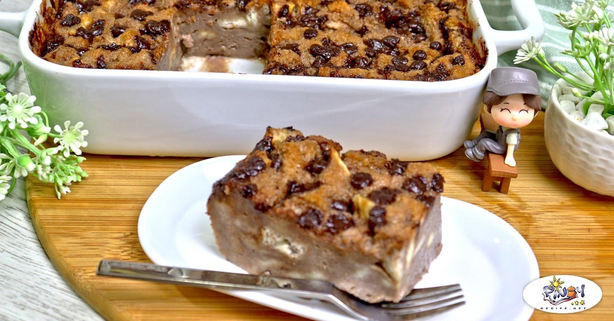 Filipino Chocolate Bread Pudding Recipe