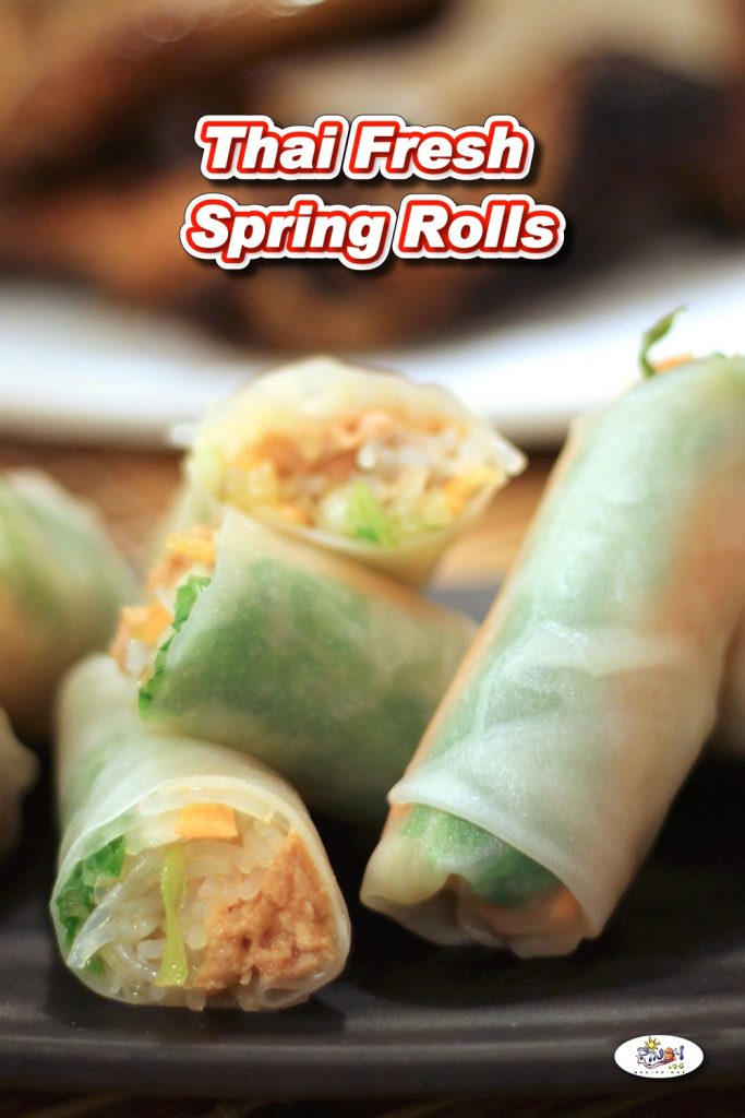 Thai Fresh Spring Rolls Recipe - Pinoy Recipe at iba pa