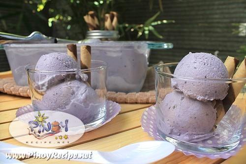 Ube Ice Cream Recipe by PinoyRecipe.net