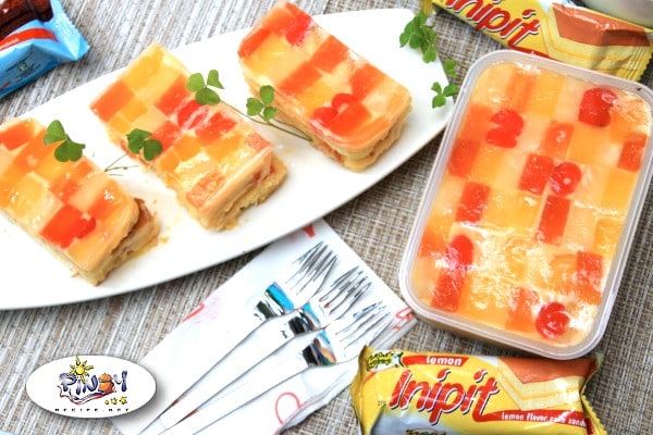 Crema de Fruta Lemon Square Inipit Recipe - Pinoy Recipe at iba pa