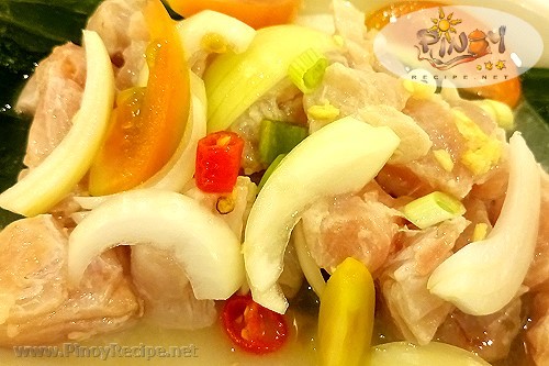 Kinilaw Na Tanigue Recipe
