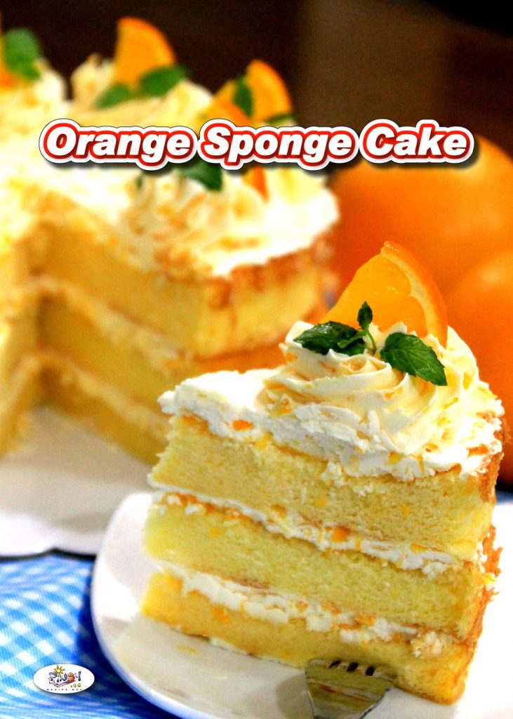 Orange Sponge Cake Recipe - Pinoy Recipe at iba pa