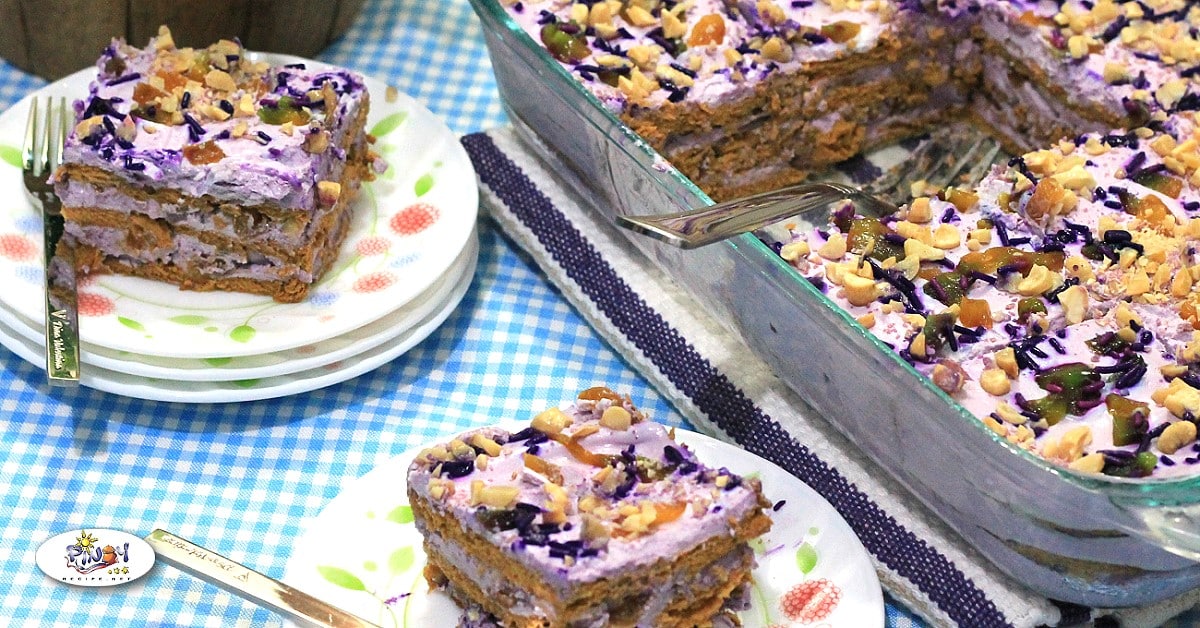 Ube Langkasuy Graham Float Recipe - Pinoy Recipe at iba pa