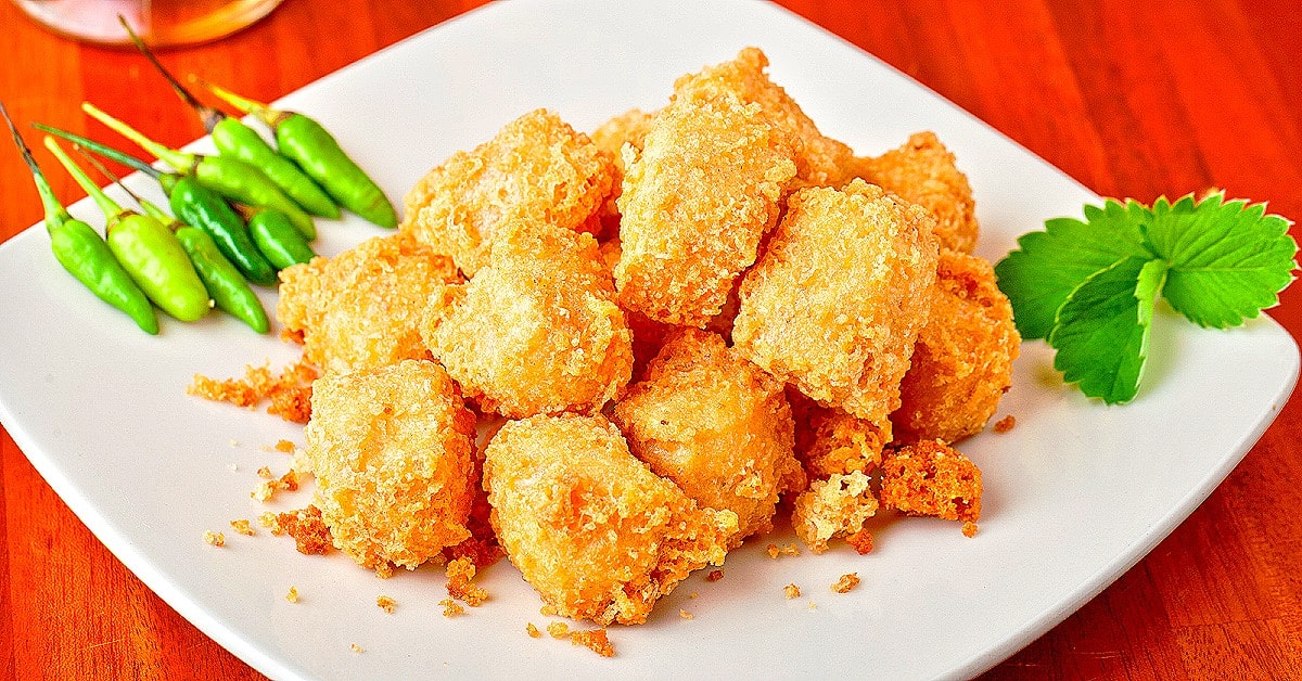 Crispy Air-Fried Spicy Tofu Recipe - Pinoy Recipe at iba pa