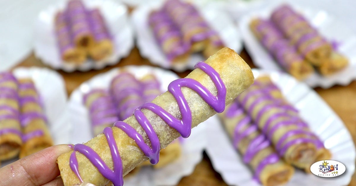 Ube Cheese Turon Sticks Recipe - Pinoy Recipe at iba pa