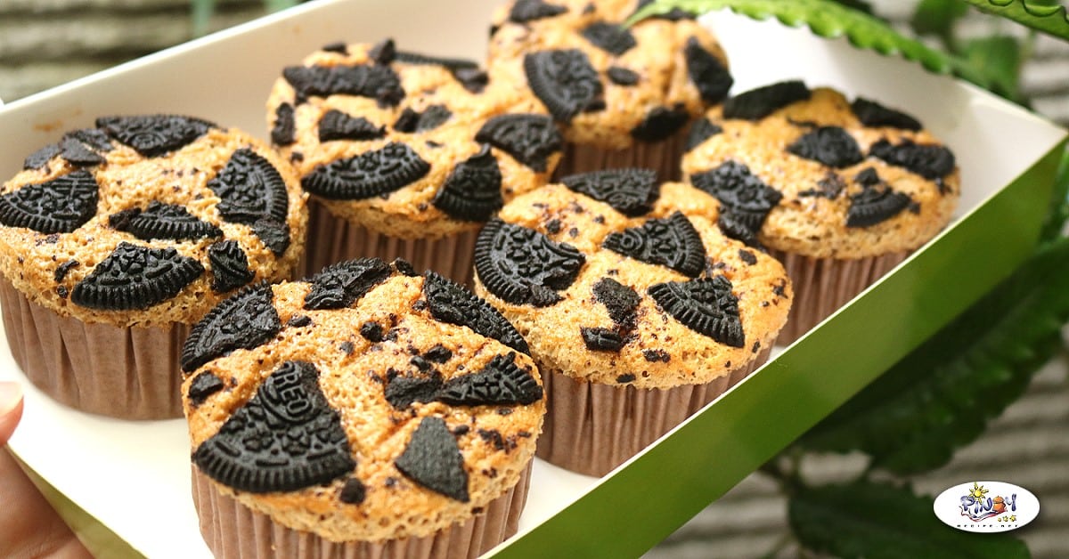 Mocha Mamon with Oreo Recipe - Pinoy Recipe at iba pa