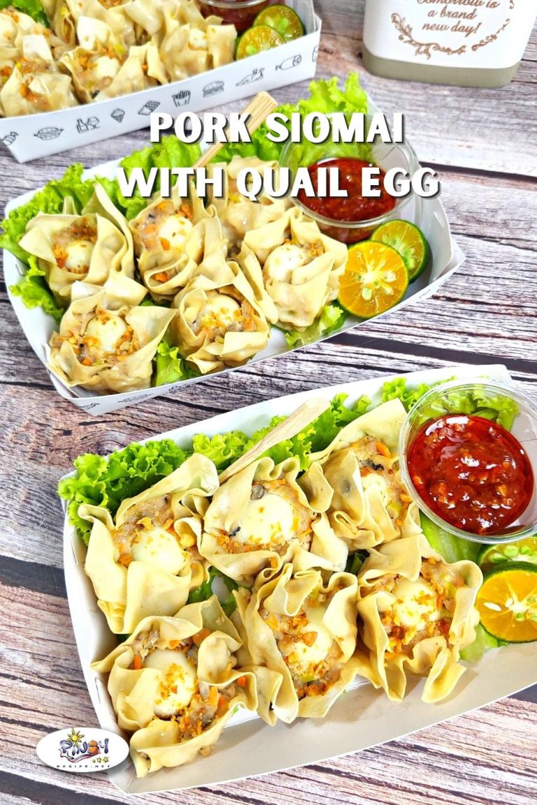 Pork Siomai with Quail Egg Recipe - Pinoy Recipe at iba pa