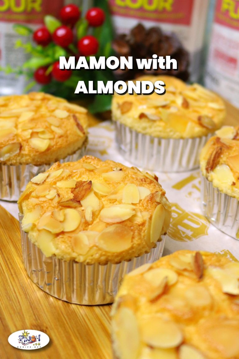 Mamon with Almonds Recipe - Pinoy Recipe at iba pa
