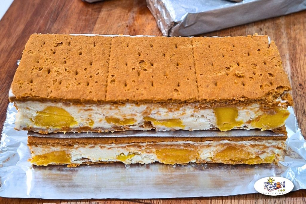 Creamy Mango Graham Bar Recipe - Pinoy Recipe at iba pa