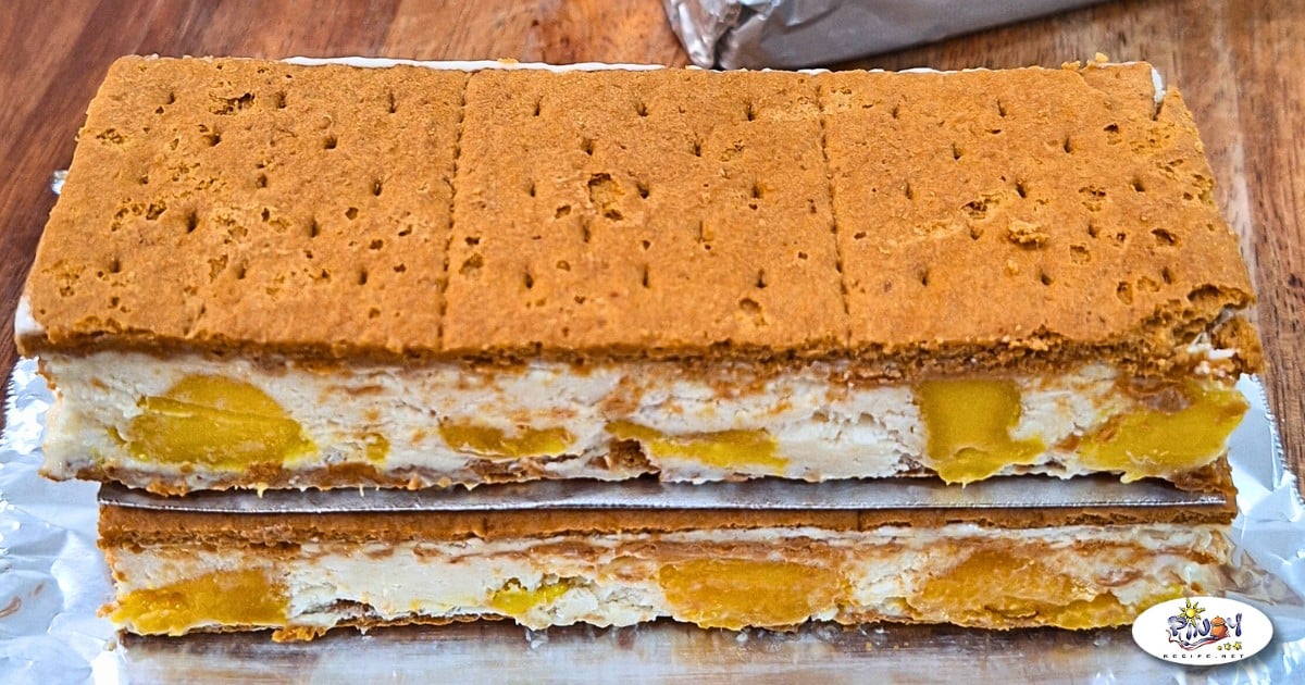 Creamy Mango Graham Bar Recipe - Pinoy Recipe at iba pa