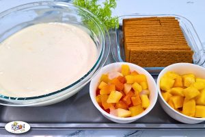 Creamy Mango Graham Bar Recipe - Pinoy Recipe at iba pa