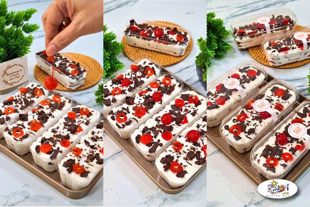 Black Forest Graham Float for Valentines - Pinoy Recipe at iba pa