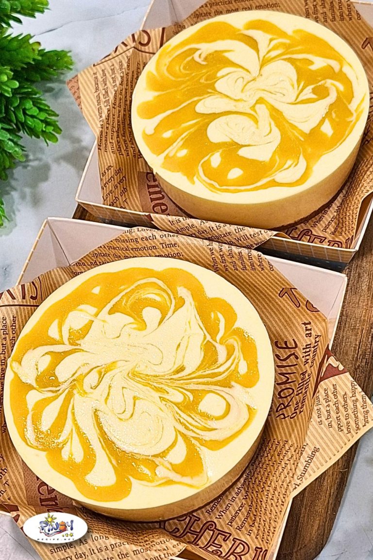 No-Bake Mango Cheesecake Recipe - Pinoy Recipe at iba pa