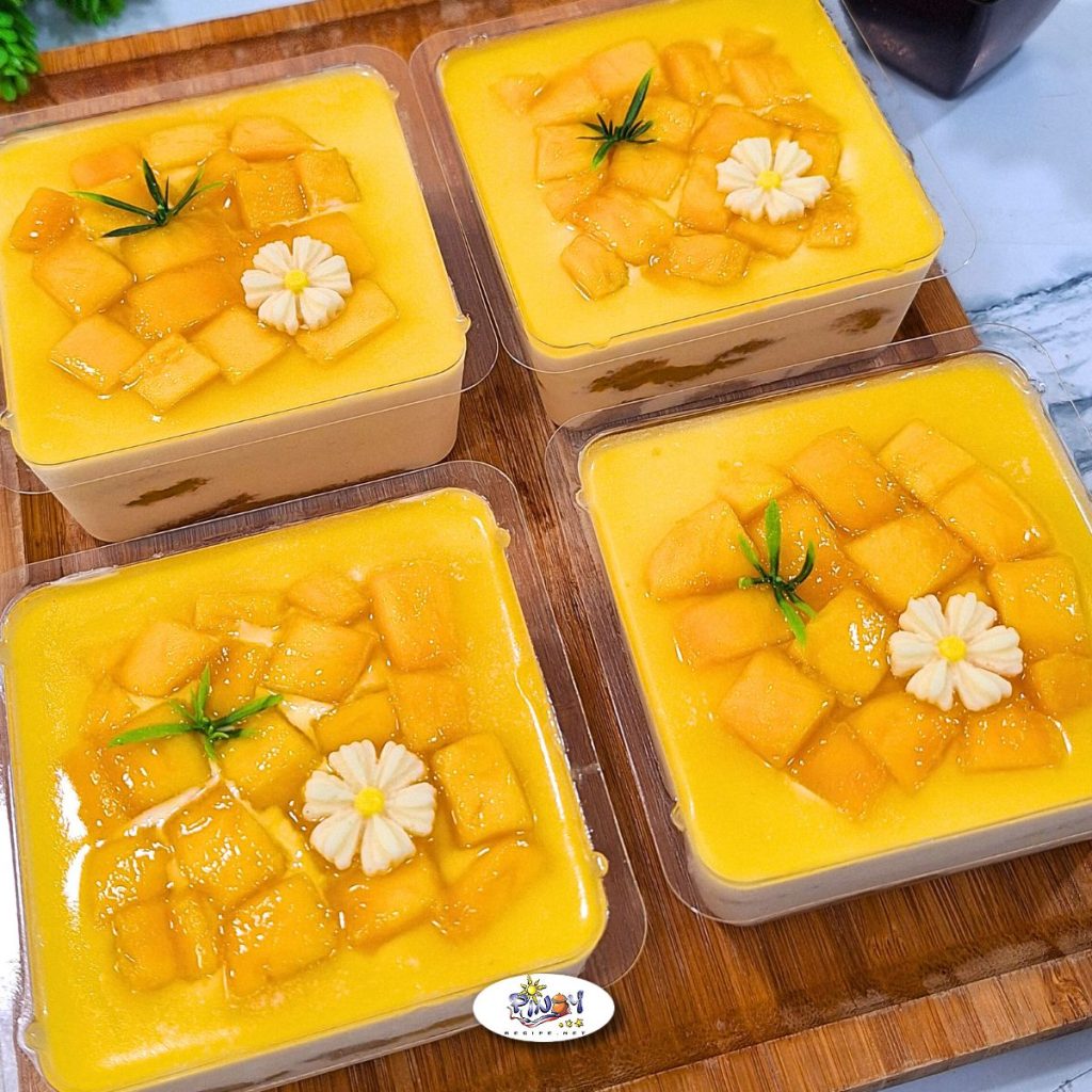 Mango Float Supreme in a cup Recipe - Pinoy Recipe at iba pa